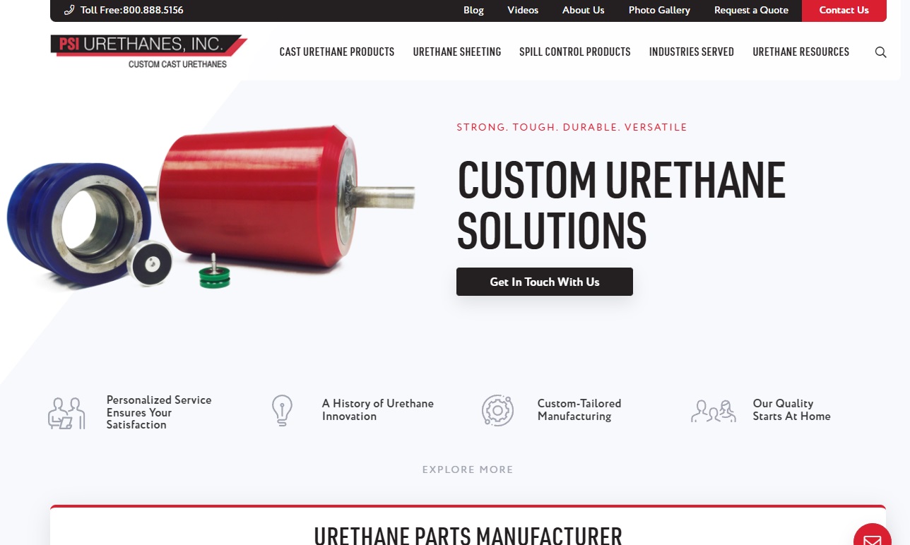 Molded Urethane Companies | Molded Urethane Suppliers